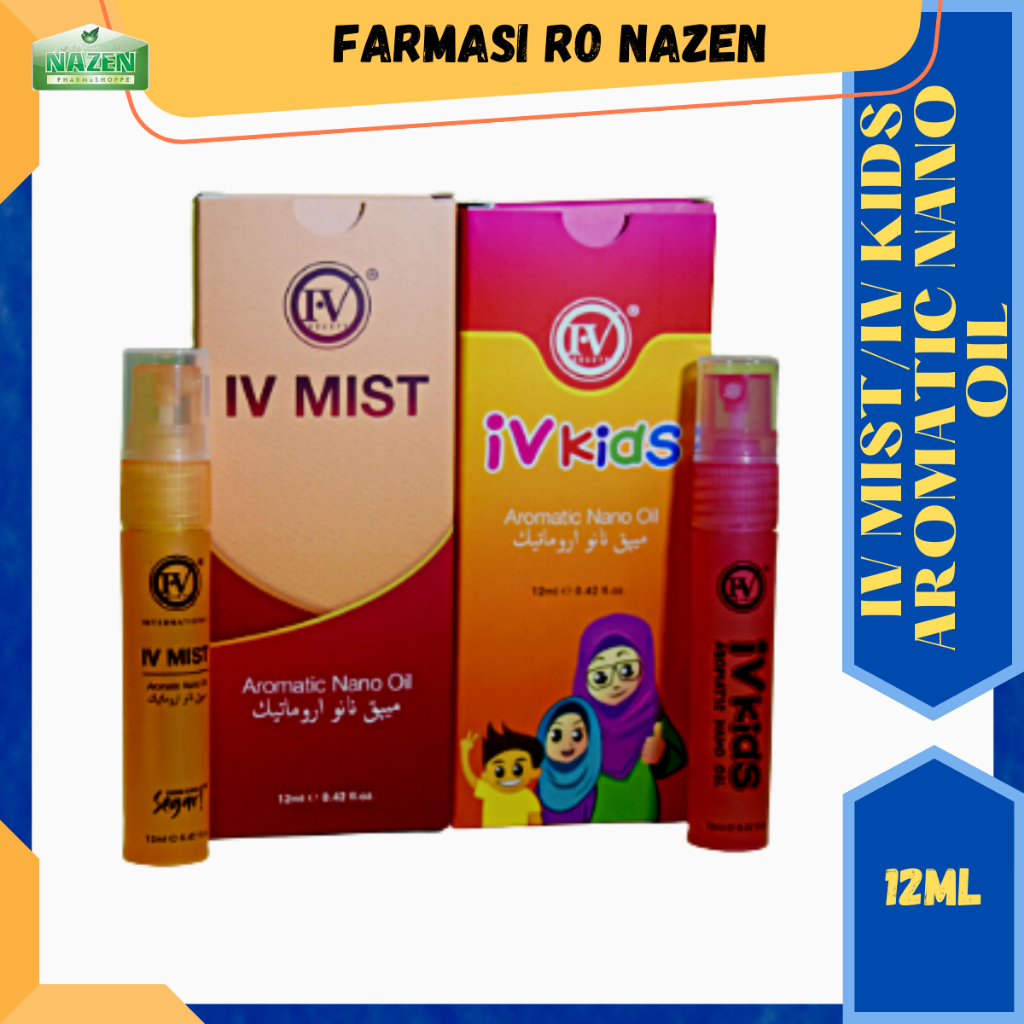 IV MIST ADULT / KIDS AROMATIC NANO OIL12ML {Untuk masalah hidung ...