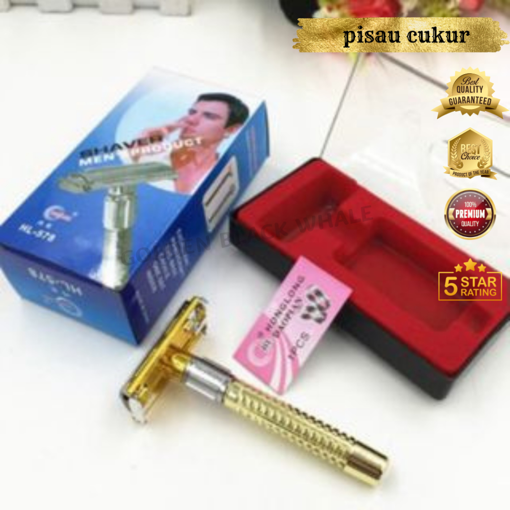 🚀READY STOCK🚀Tradlux Rimei Blade Holder HL-877 Razor Double Edge Shaver ...