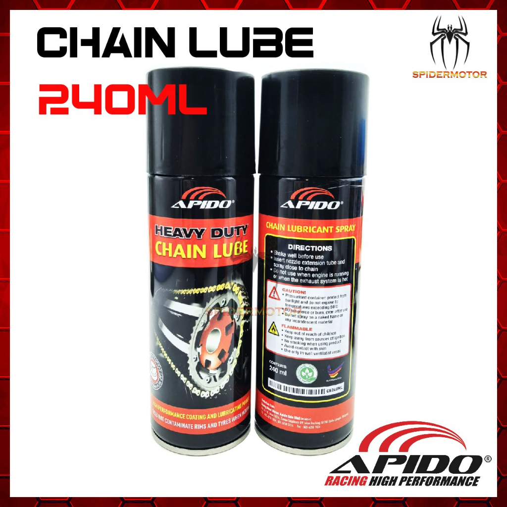 CHAINLUBE CHAIN LUBE SPRAY RANTAI MINYAK RANTAI STP / YAMALUBE / APIDO / KING DRAG / ROKER NO ...
