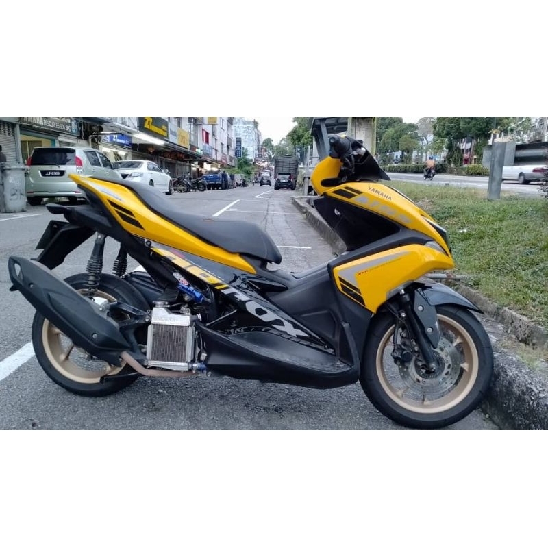 NVX V1 AEROX V1 ORI HLD COVERSET CUSTOM STICKER TANAM YELLOW/BLACK 026 ...