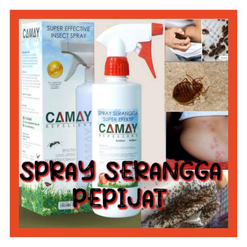 🔥 HOT ITEM 🔥 PEMBASMI PEPIJAT BED BUGS CAMAY REPELLENT 有机杀虫剂 | Shopee ...