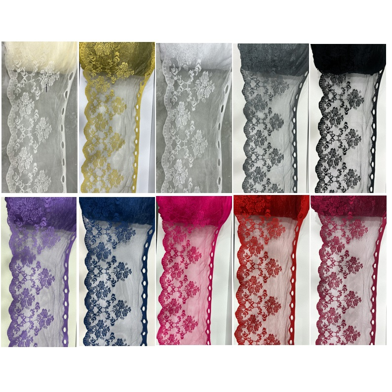 Anak Kepala Langsir Lace Sulam (43cm++) ( 1 quantity utk 0.5 meter ...