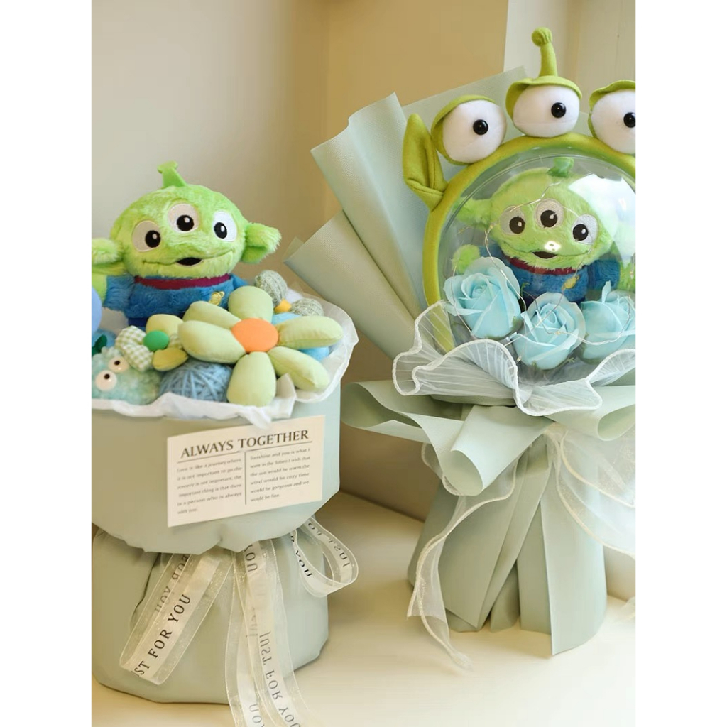 [PRE-ORDER] Monsters University Mike flower bouquet 三眼怪三眼仔花束 | Shopee ...