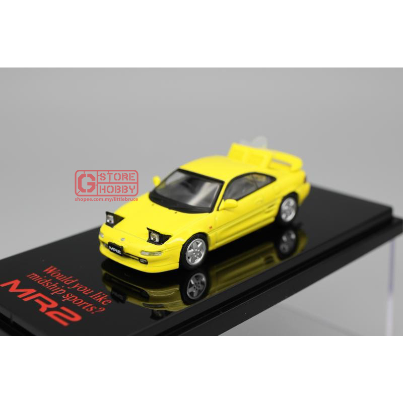 HOBBY JAPAN HJ641045HY 1/64 TOYOTA MR2 (SW20) GT-S 1996 / OPEN ...