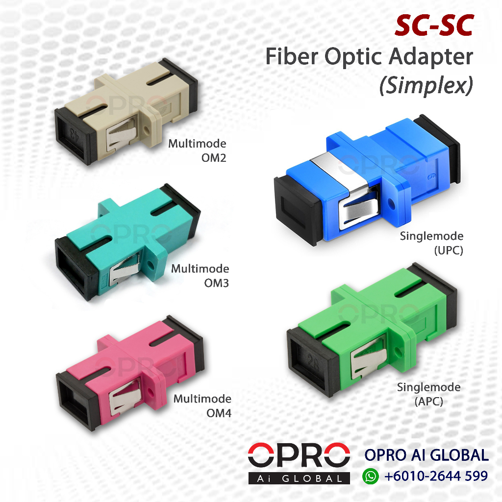 [Simplex] TM test-passed Singlemode Multimode Fiber Optic Adapter ...