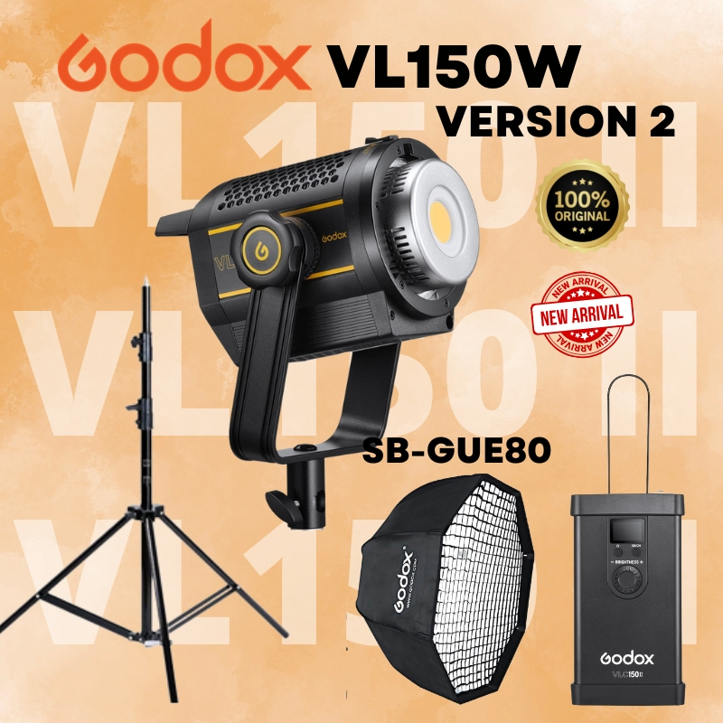 Godox VL150II VL150 VL200II VL200 VL300II VL300 Version 2 New Model ...