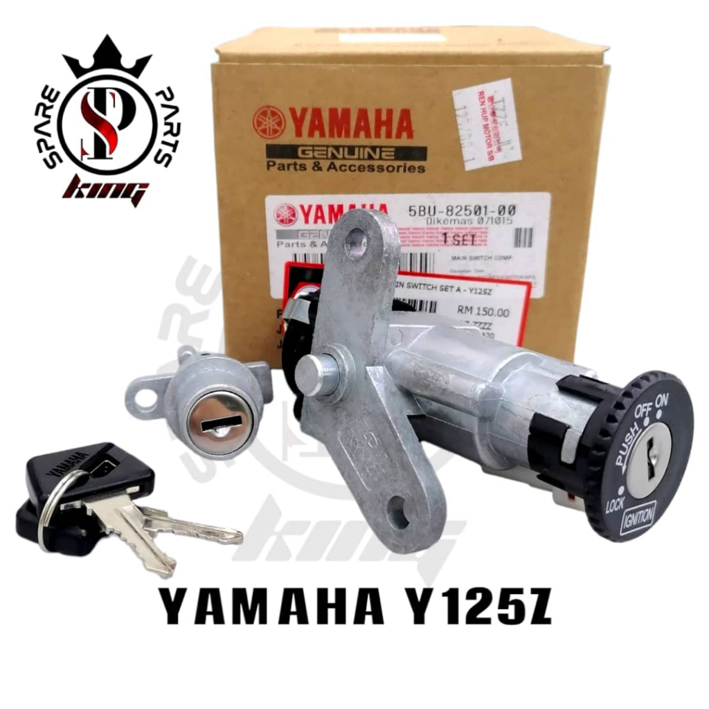 ORI INDONESIA YAMAHA Y125Z Y125 125Z MAIN SWITCH SET MAIN SUIS KUNCI ...