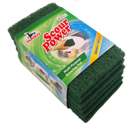 🔥PROMOSI🔥 6pcs Berus Kasar Hijau Sental Bontot Kuali Periuk Hitam Berus ...