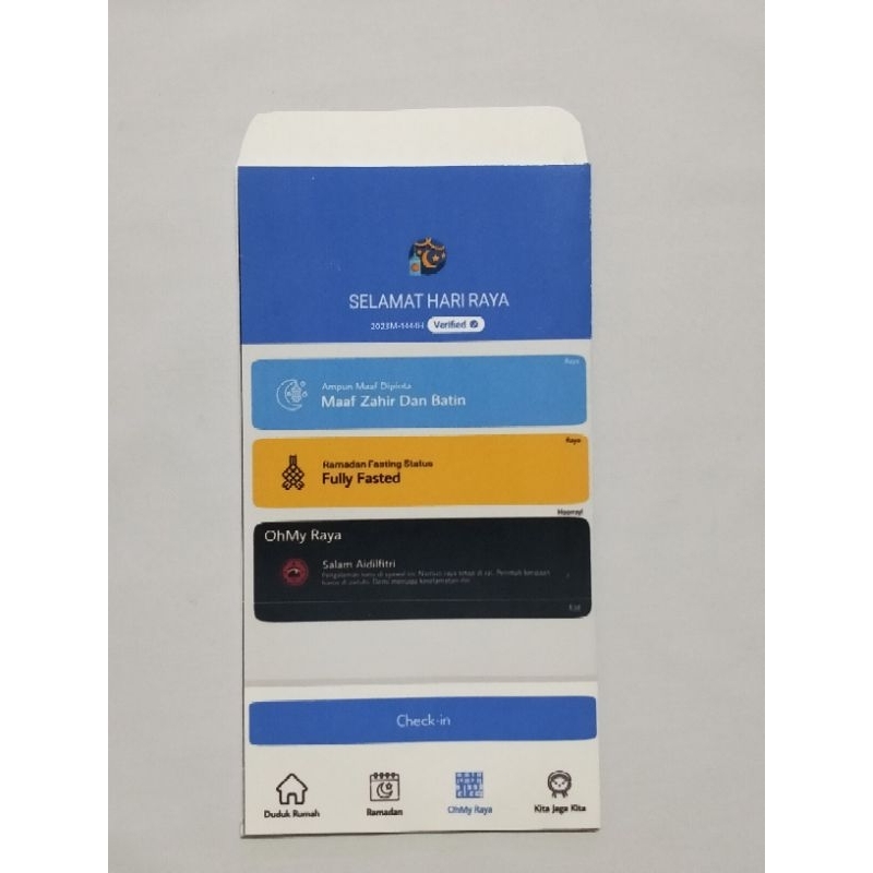 SAMPUL RAYA HANDMADE NEW DESIGN MELINTANG LIMITED EDITION 2024 | Shopee ...