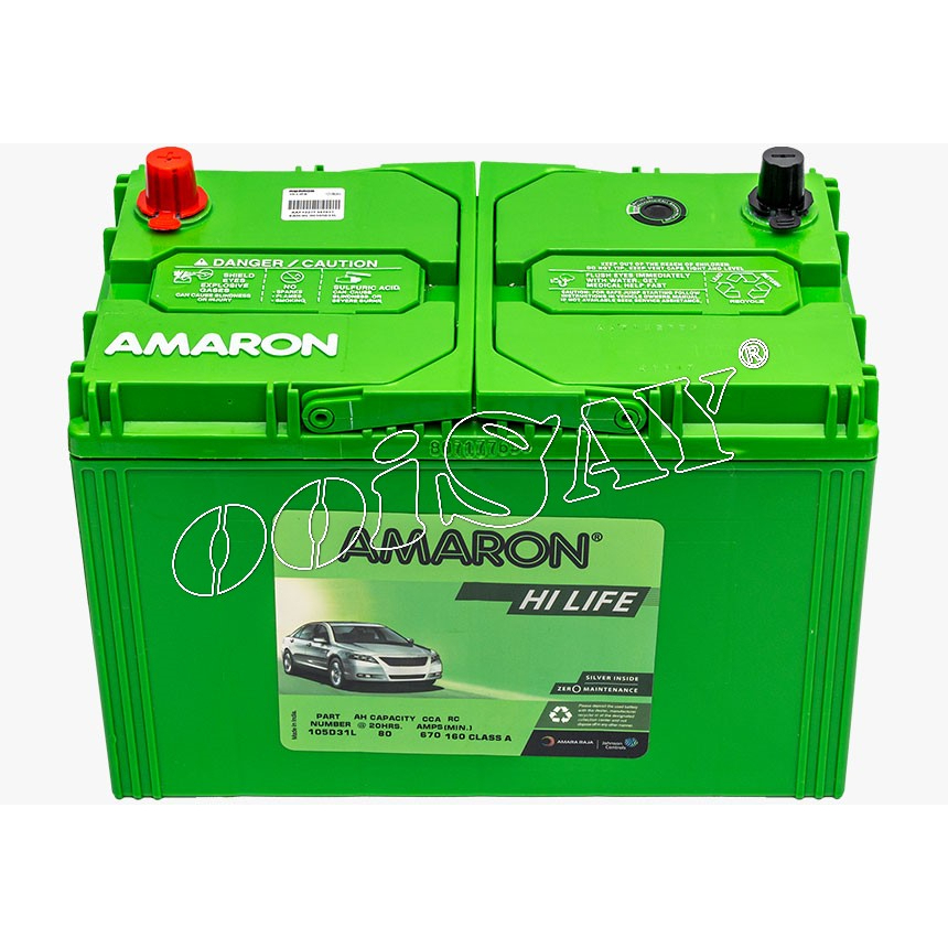 AMARON GO, HI LIFE, PRO N70ZL | NX120-7L (MF) - Car Battery - NISSAN ...