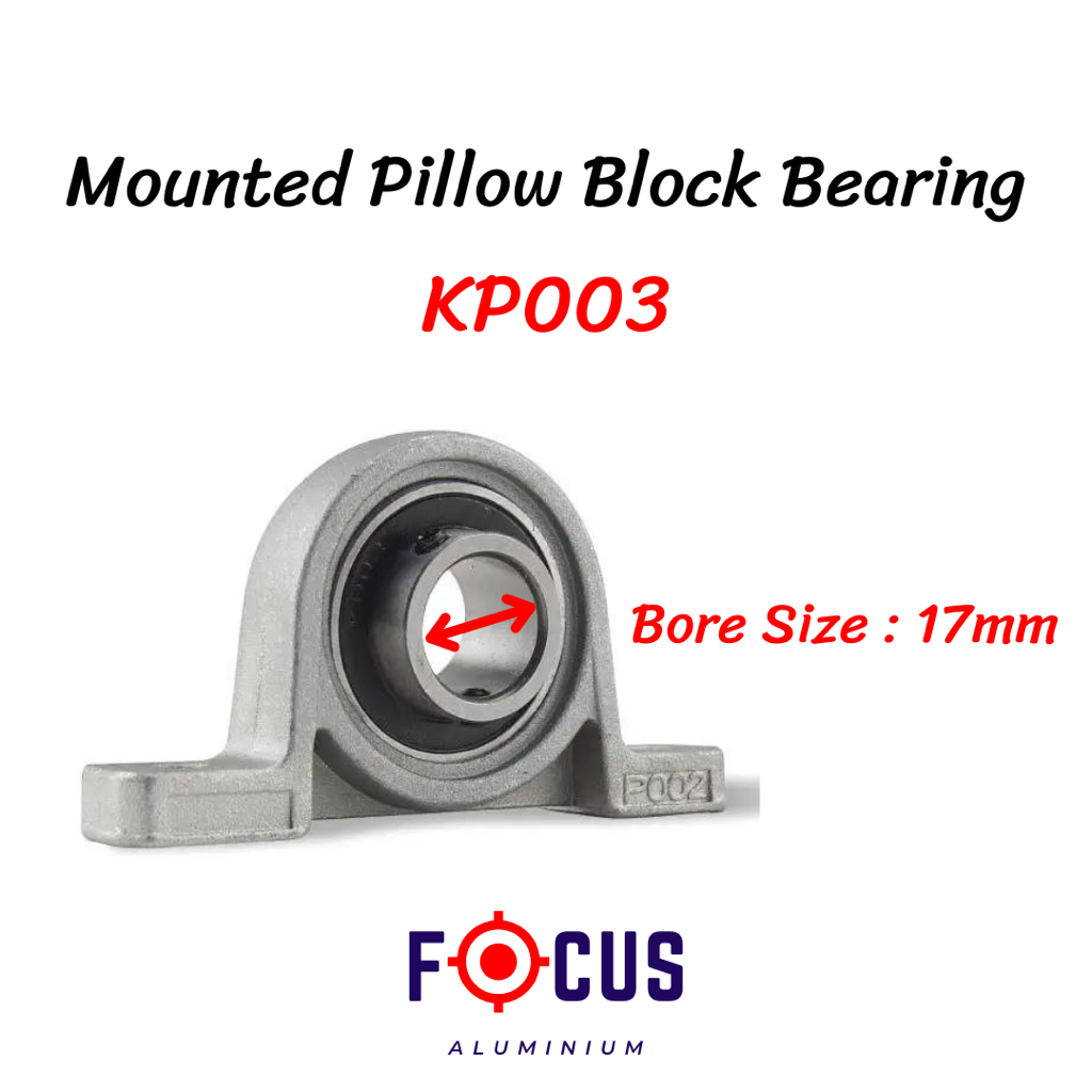 🇲🇾 KFL KP Self Aligning Pillow Block Zinc Alloy Flange Bearing mount ...