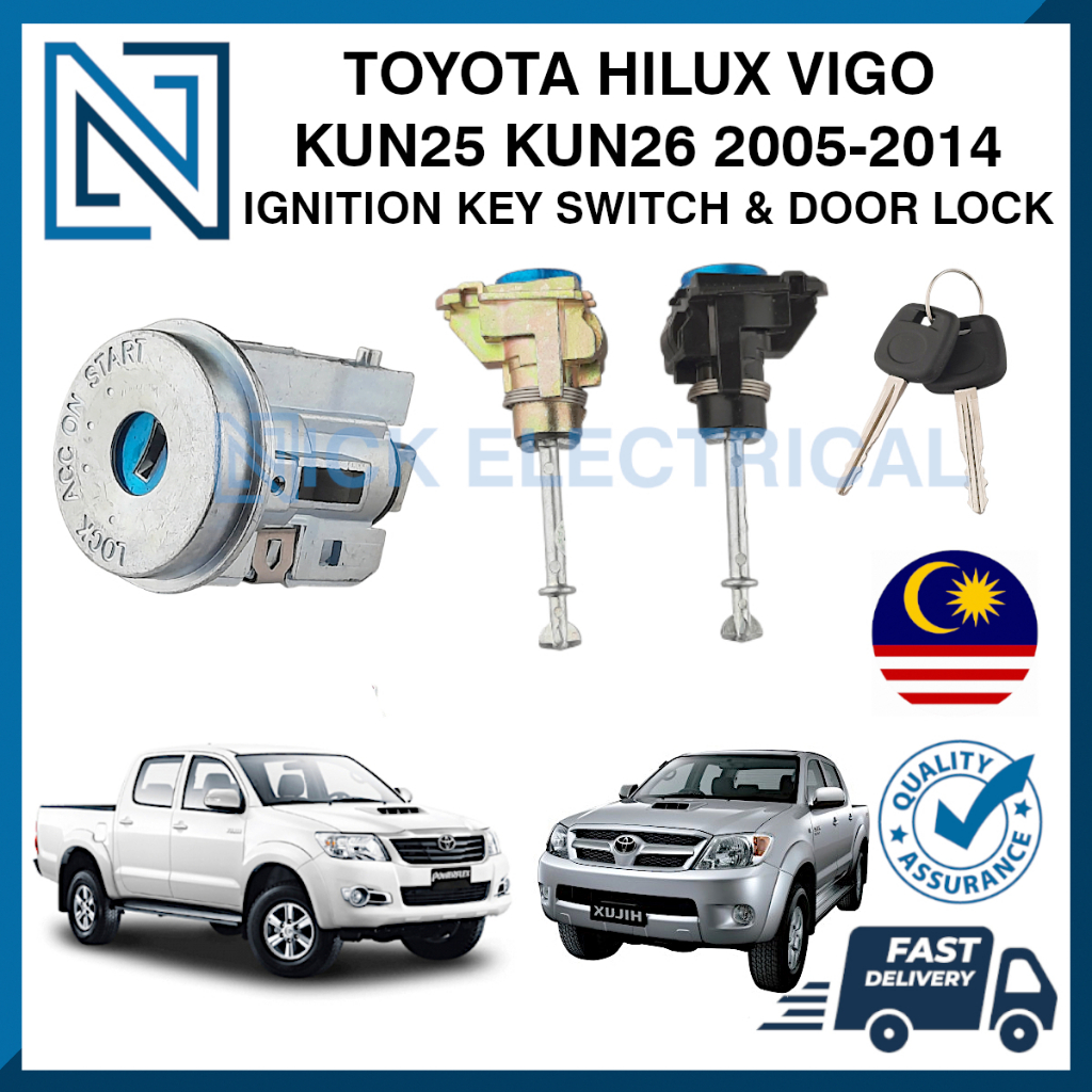 [READY STOCK] TOYOTA HILUX VIGO KUN25 KUN26 2005 - 2014 IGNITION KEY ...