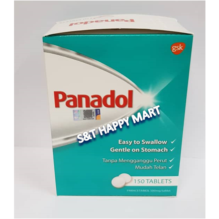Panadol Regular / Panadol Original 150's ( 1box x 15 strips x 10 ...