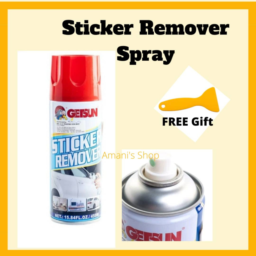 Sticker Remover Glue Spray Penanggal Gam Blade Scraper for Tinted ...