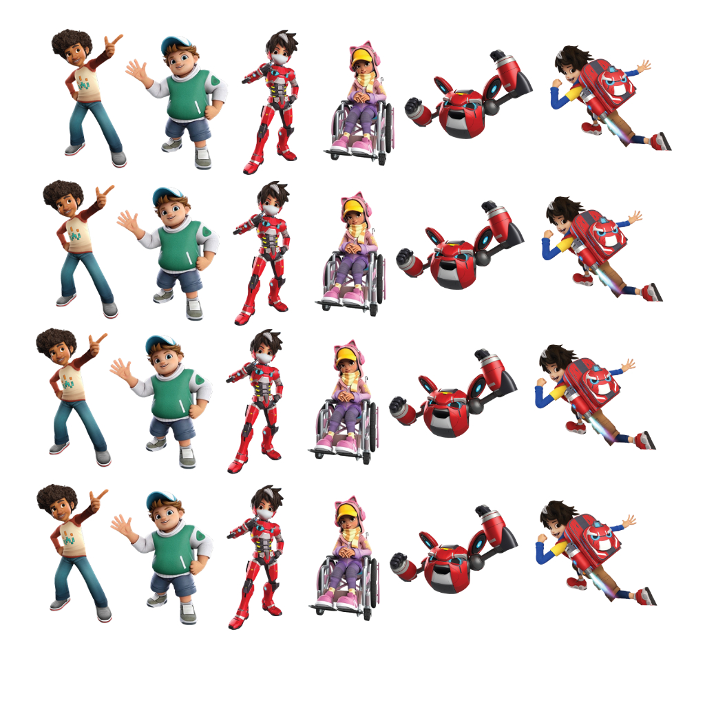 MECHAMATO cake topper cupcake topper deco paper birthday topper kek ...