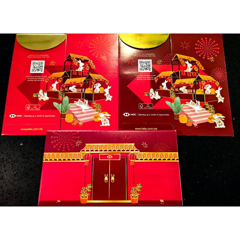 2023 HSBC Priority Banking Rabbit 红包封 / Angpao / AngPow / Ang Pao Pow ...