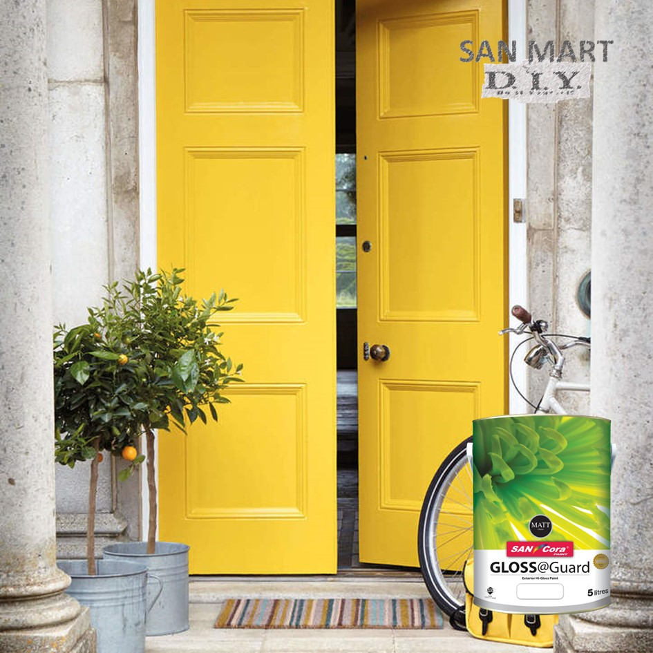 (5 Litres) SANCora Matt GLOSS@Guard Paint for Wood and Metal / Cat Matt ...