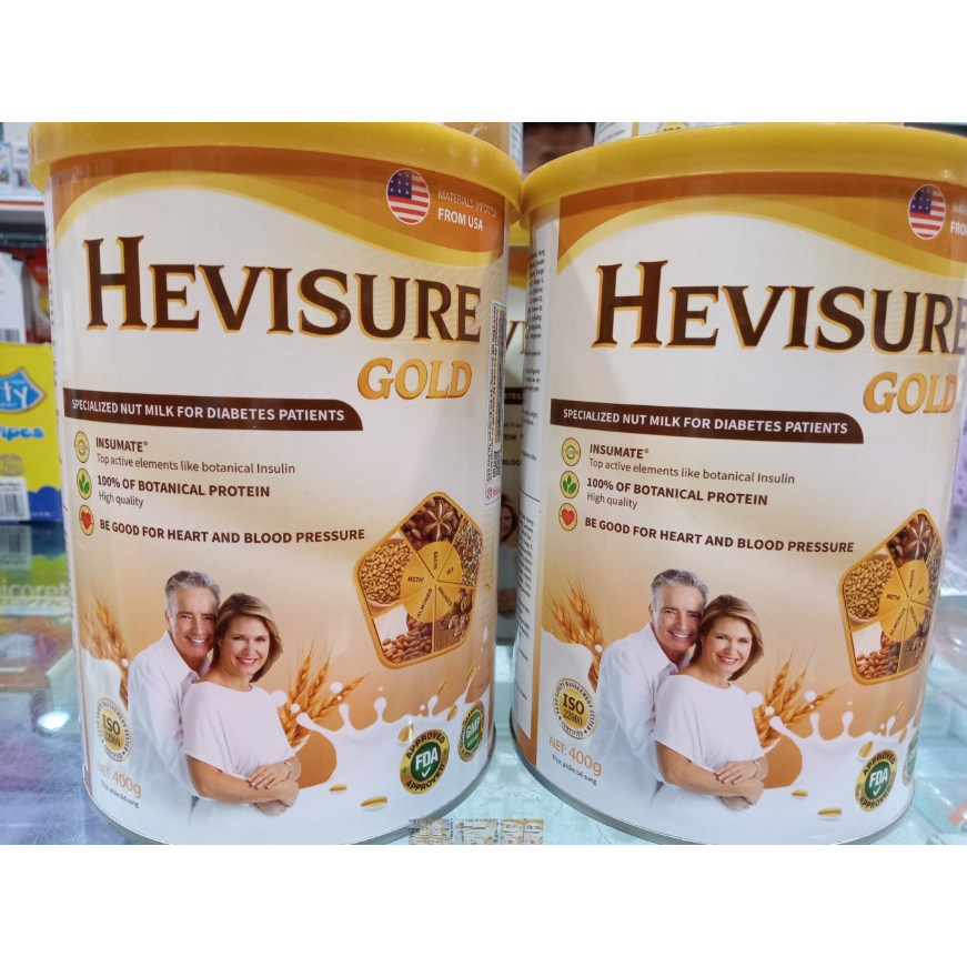 HEVISURE GOLD DIABETIC MILK POWDERED 400g / SUSU KHAS UNTUK KENCING ...