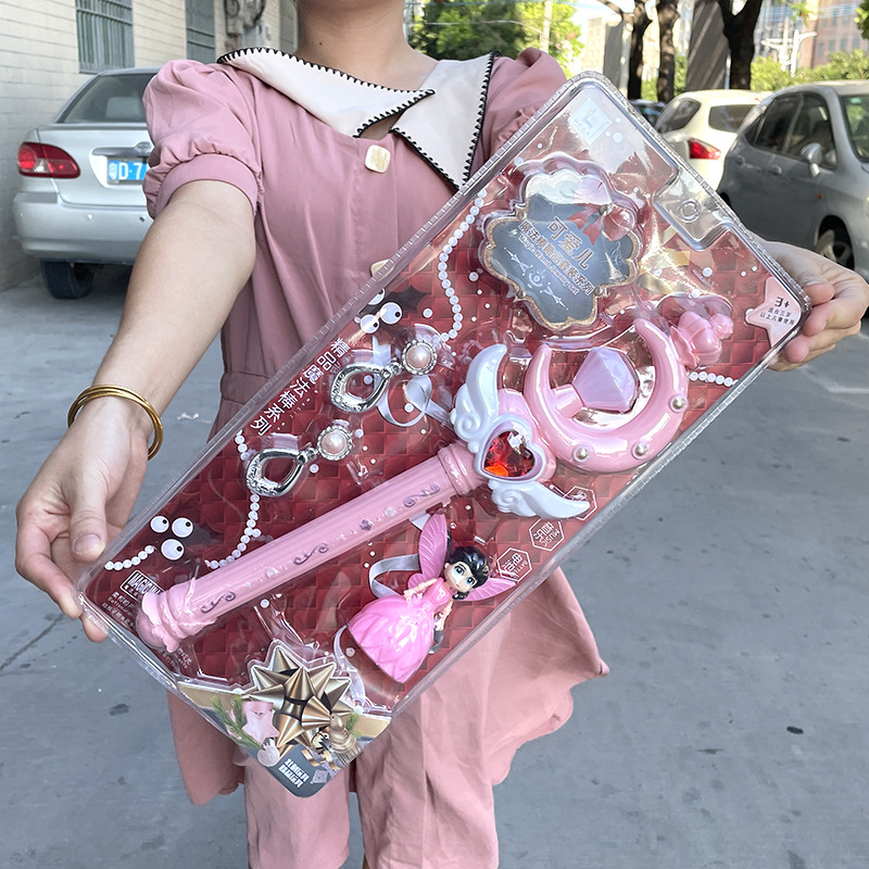 Frozen Fairy Magic Wand Magic Stick With Sound & LED Light Pretend Play ...