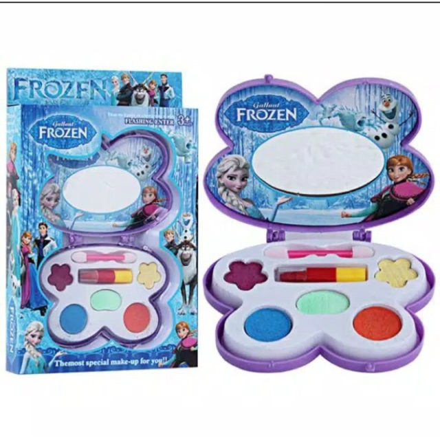 Disney Frozen Elsa & Anna Non Toxic Eye Shadow & Lipstick Make Up Box ...