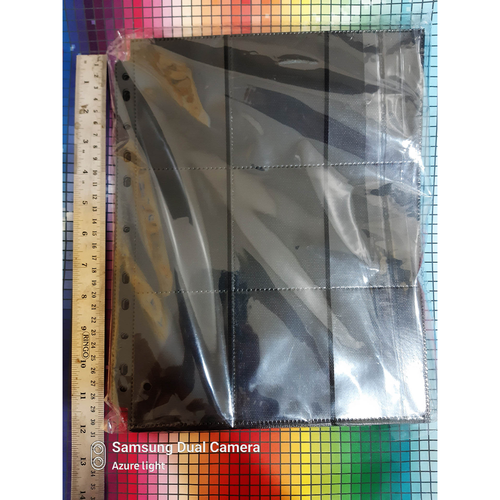18 Pocket Per Page Card Holder Black 9 Binder TCG Trading Card Game ...