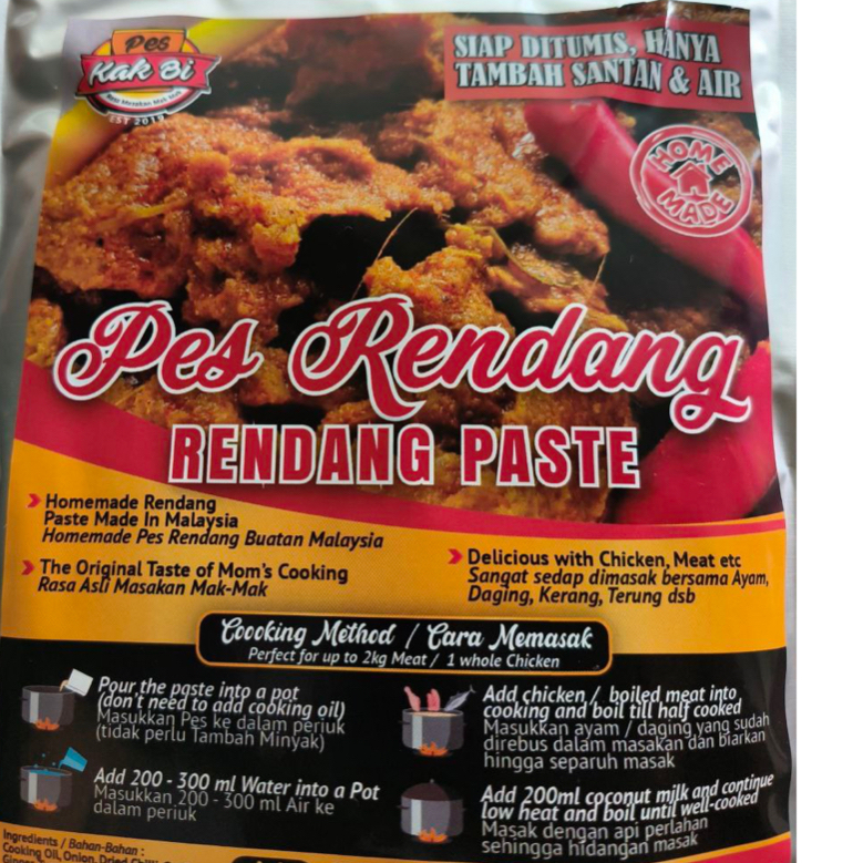 [PESKAKBI] PES RENDANG HOMEMADE | Shopee Malaysia