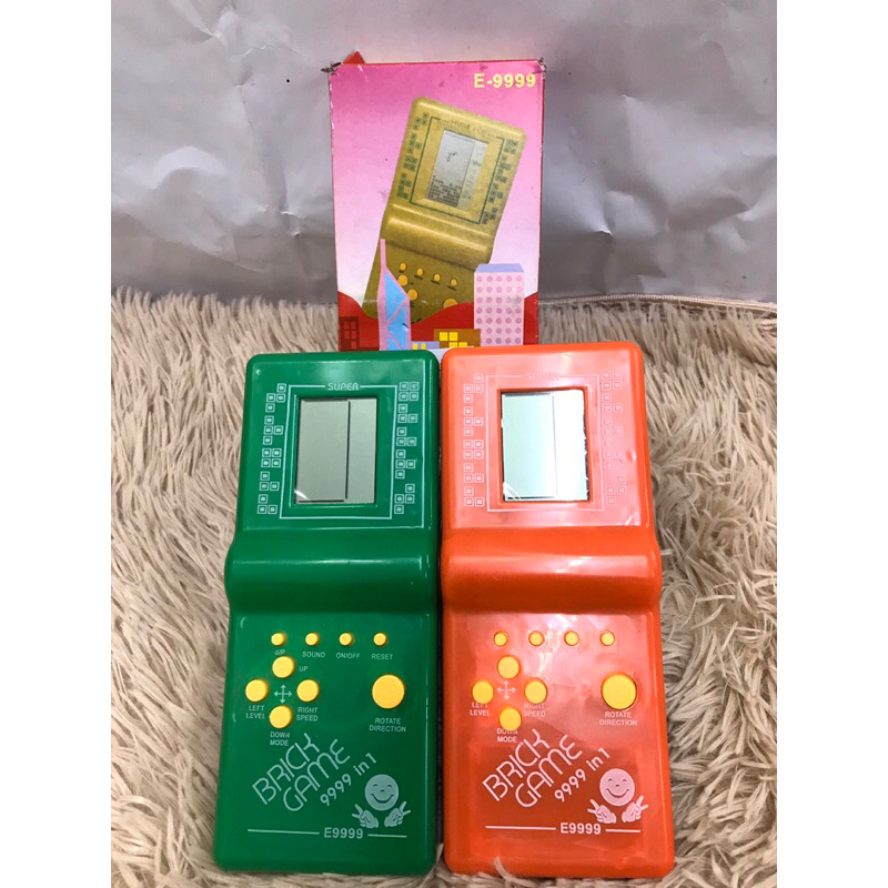 READY STOCK ️ ️ Classic Tetris Hand Held LCD Electronic Game Toys Fun ...