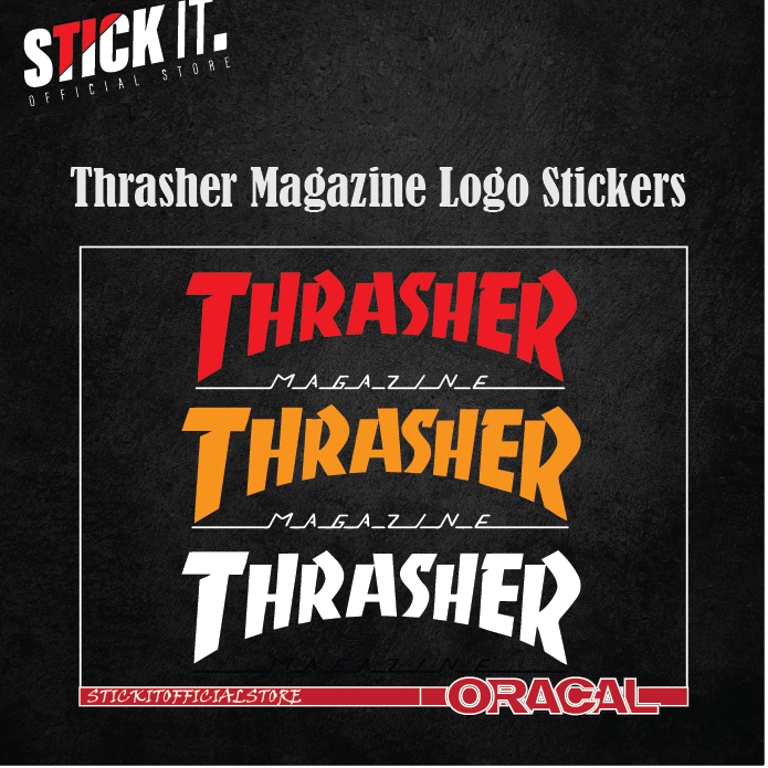 Thrasher Magazine Logo Stickers | Shopee Malaysia