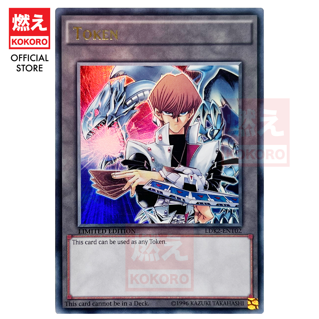 YUGIOH CARD Token Kaiba and Blue-Eyes White Dragon LDK2-ENT02 UR ...