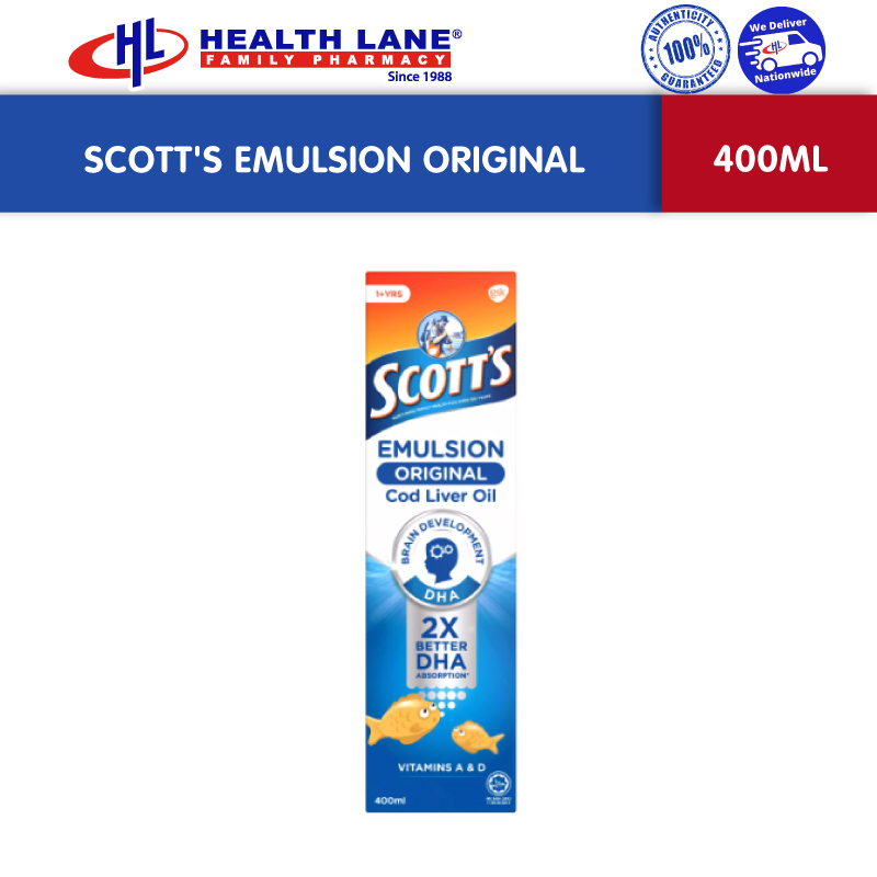Scott's Emulsion Original (400ml) | Shopee Malaysia