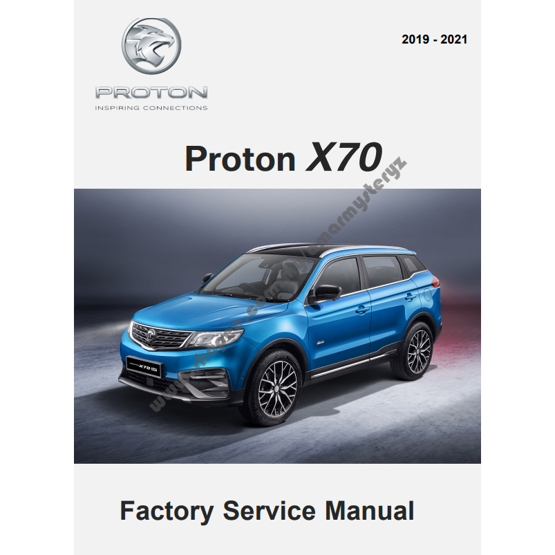 Proton X70 2019 - 2021 Factory Workshop Repair Service Manual | Shopee Malaysia
