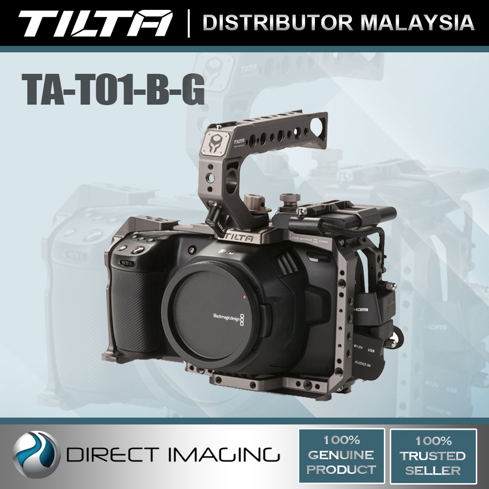 (Distributor Malaysia) Tilta Basic Kit Camera Cage for BMPCC 4K/6K TA-T01-B-G (Tilta Gray ...