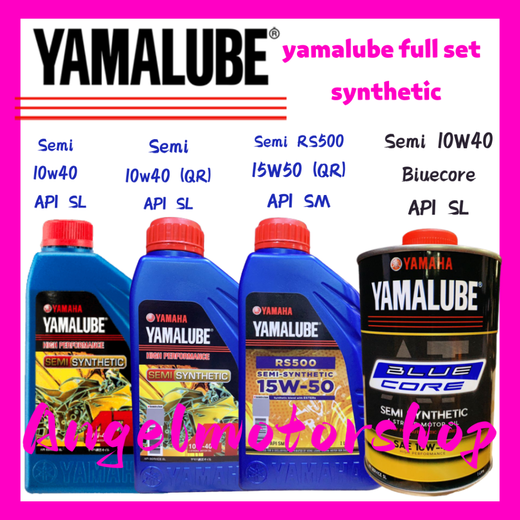 Yamalube 4T semi synthetic 10w40 / RS500 RS 500 / BLUECORE 10W40 MINYAK ...