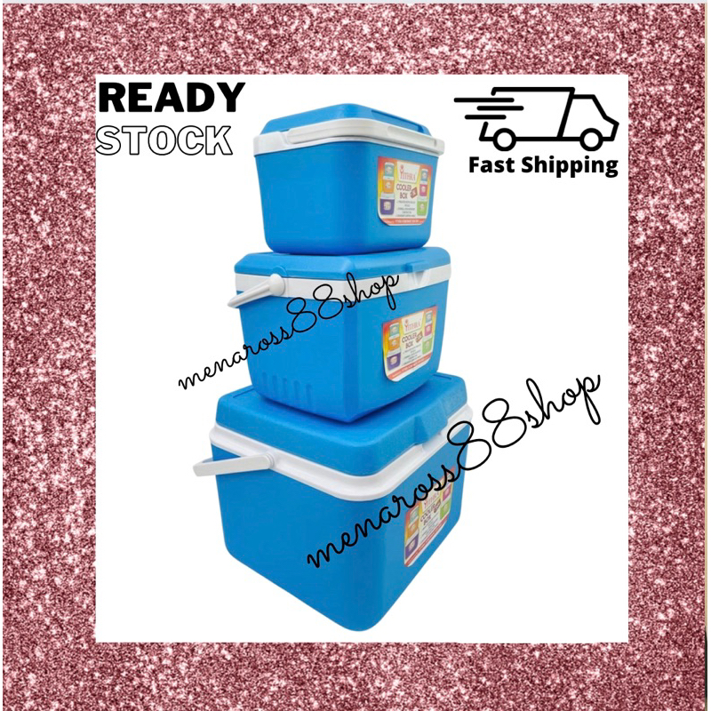 Cooler Box 3 Pieces Kotak Tahan BPA FREE Camping Penyimpan Makanan ...
