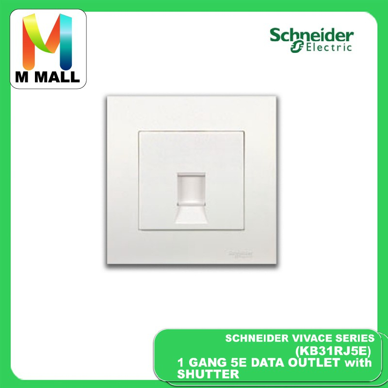 M Mall Schneider Vivace Series Switch and Sockets (WHITE) | Shopee Malaysia