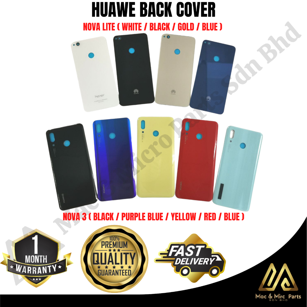 HUAWE NOVA LITE / NOVA 3 BACK COVER ( READY STOCK ) | Shopee Malaysia