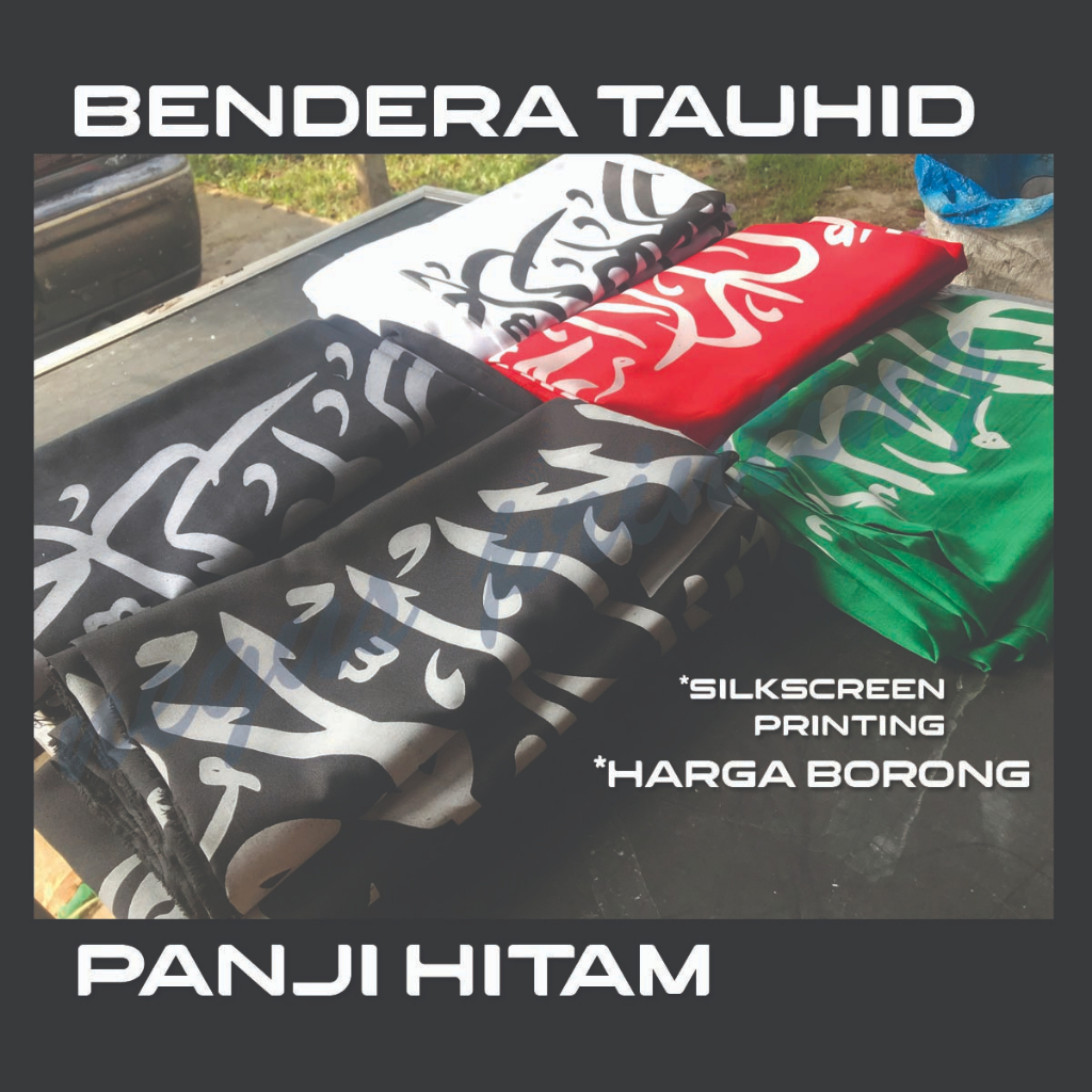 ⚡️BENDERA TAUHID/PANJI HITAM⚡️ HARGA BORONG!! | Shopee Malaysia