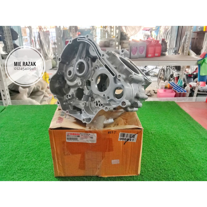 Y15 CRANKCASE COMPLETE SET (B17-E5150-00) YAMAHA 100% GENUINE ORIGINAL (ENJIN TENGAH Y15 ...