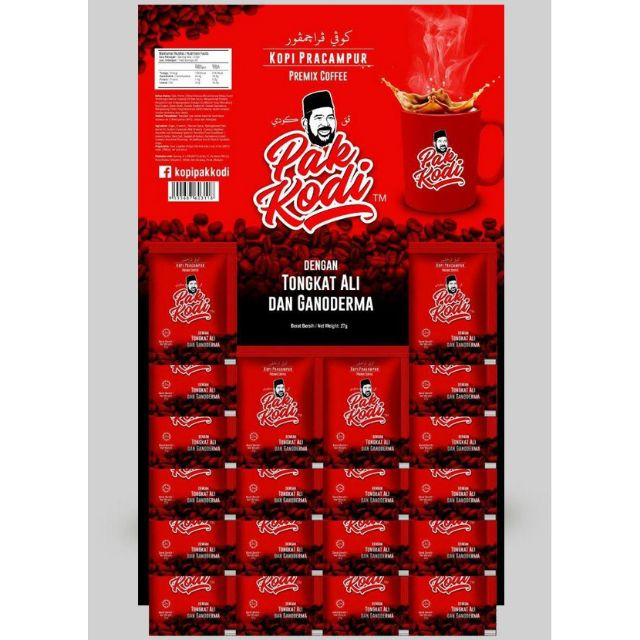KOPI PAK KODI PAPAN HQ [20 sachets] | Shopee Malaysia
