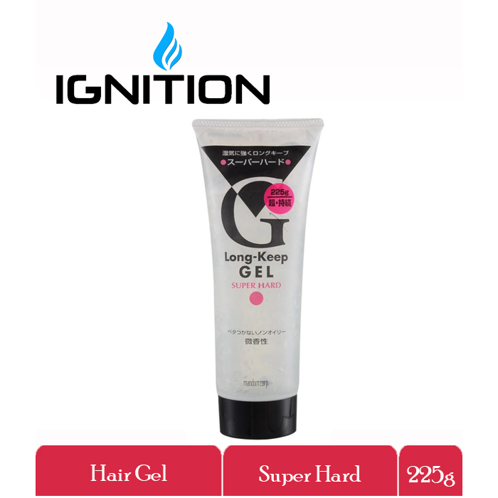 Mandom Long Keep Hair Gel Super Hard 225g | Shopee Malaysia