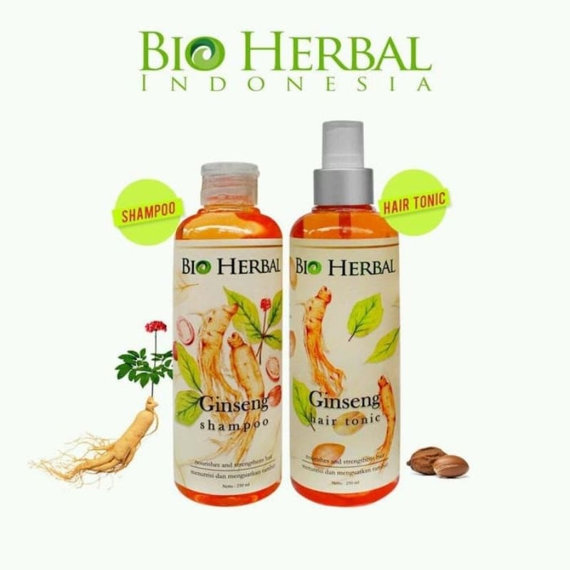 BIO HERBAL Shampoo & Hair Tonic Original 250ml | Shopee Malaysia