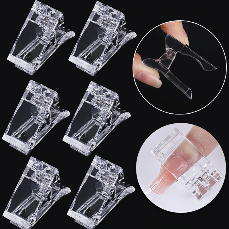 ️ Monja® Nail Tips Clip for Building Extension Nail Plastic Finger Clip ...