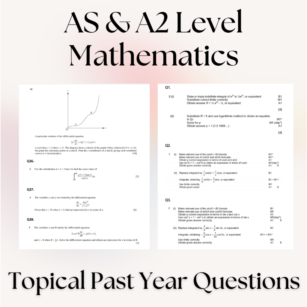 Cambridge AS & A Level Mathematics (9709) Topical Past Year Questions ...