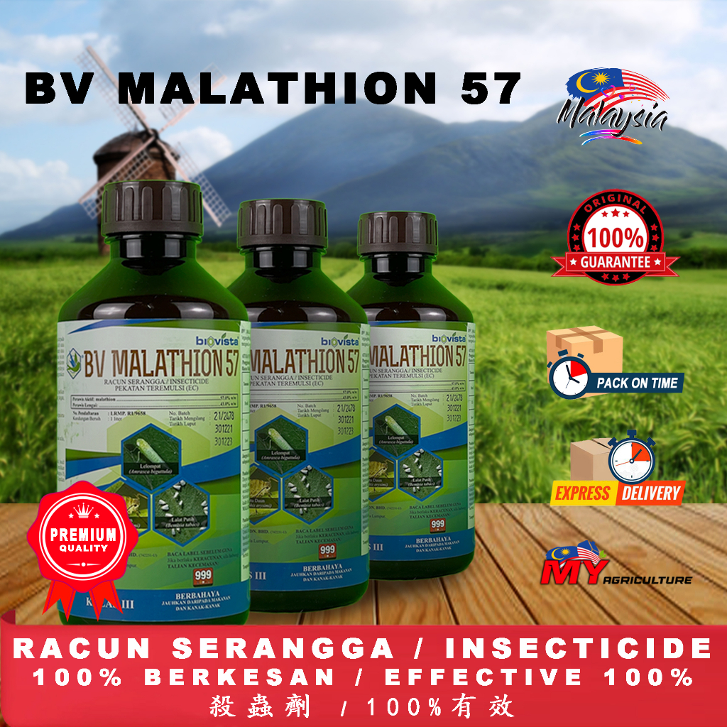 BIOVISTA BV MALATHION 57 RACUN SERANGGA INSECTICIDE (1 LITER) - MY ...