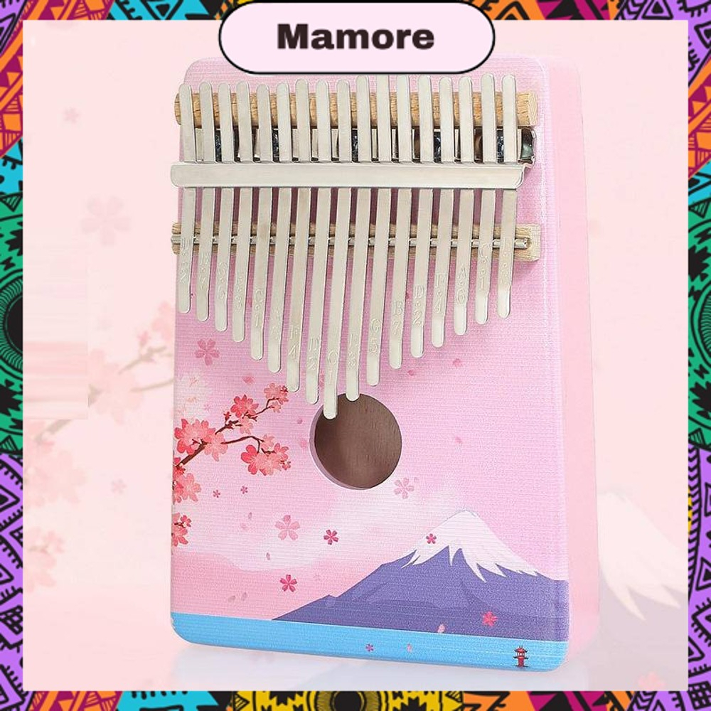 Kerekerus Thumb harp Kalimba Finger harp 17 note beginner finger piano ...