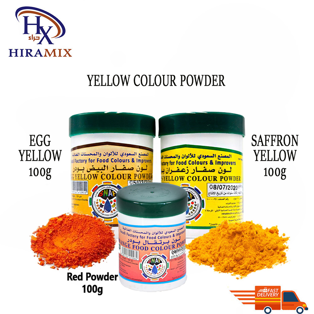 Saffron Powder Egg Yellow Powder Colour Red Powder Serbuk Pewarna Untuk ...
