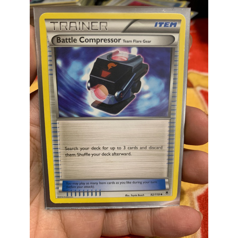 Pokemon Tcg - Battle Compressor Trainer | Shopee Malaysia