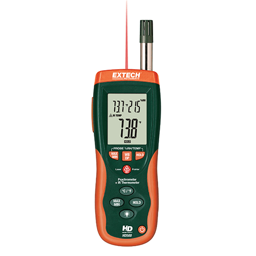 Extech HD500 Psychrometer with Infrared Thermometer | Shopee Malaysia