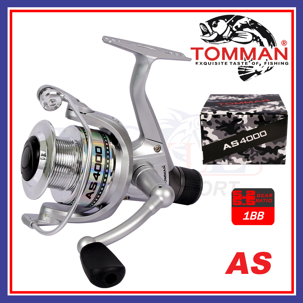 Tomman AS Mesin Pancing Spinning | 1BB | Air Tawar | TCE Tackles ...