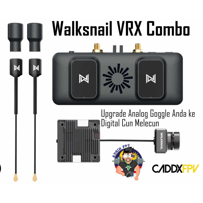 Caddx Walksnail Avatar VRX Digital For Skyzone Fatshark HDZero Goggles with VTX Kit | Shopee ...